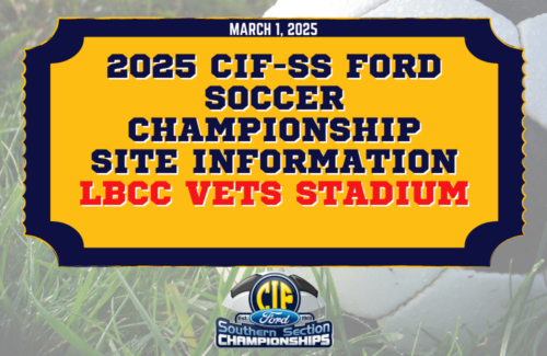 2025 CIF-SS Ford Soccer Championship Site Information - Vets Stadium ...