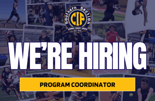 JOB DESCRIPTION: PROGRAM COORDINATOR - CIF Southern Section