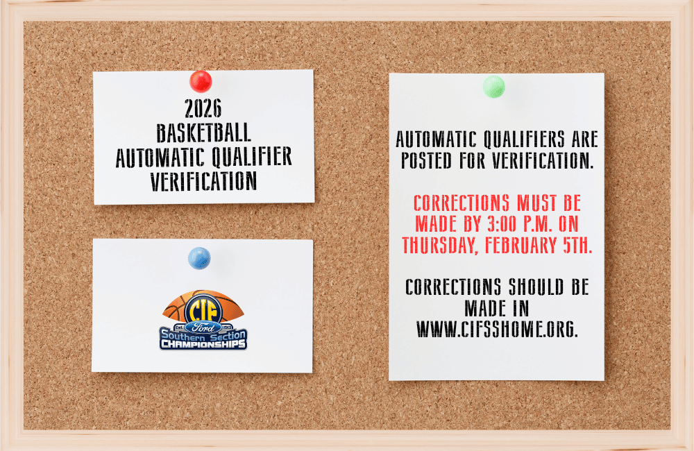 2025-2026 CIF-SS FORD GIRLS BASKETBALL CHAMPIONSHIPS AUTOMATIC ...
